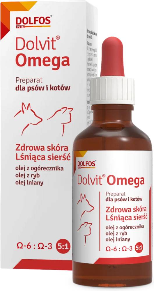 Dolvit Omega suplement diety dla Psa i Kota 50ml