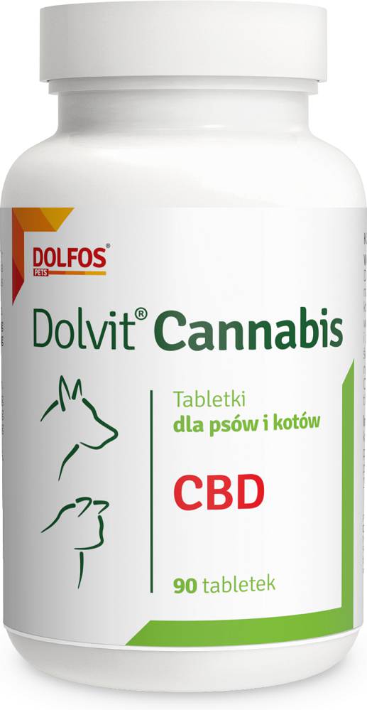 Dolvit Cannabis suplement diety dla psa i kota 90 tab.