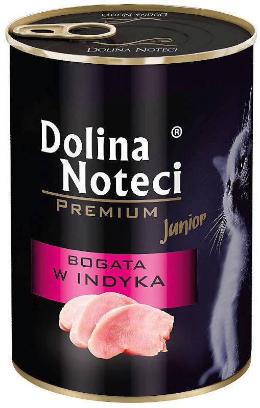 Dolina Noteci Kot Premium Kitten Mokra karma z indykiem 400g