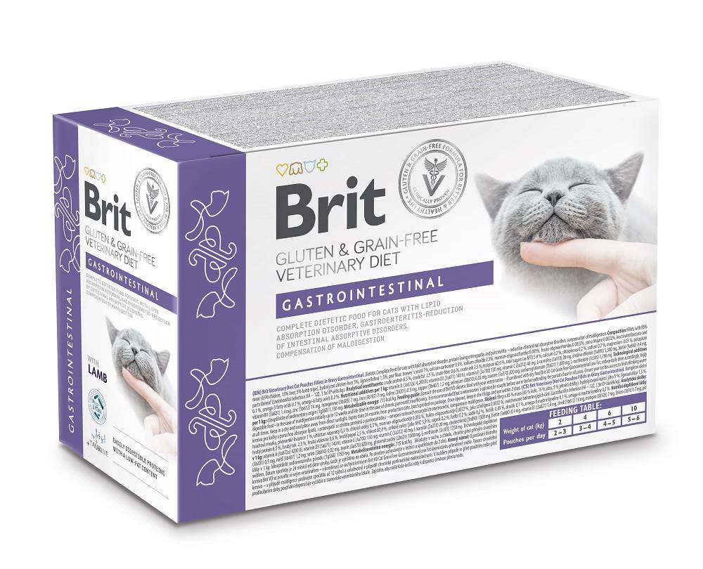 Brit Veterinary Diet Kot Gastrointestinal Lamb Mokra Karma z jagnięciną ...