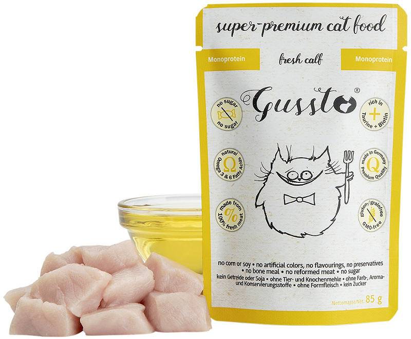 Gussto Fresh Kot Calf Mokra Karma z cielęciną 85g